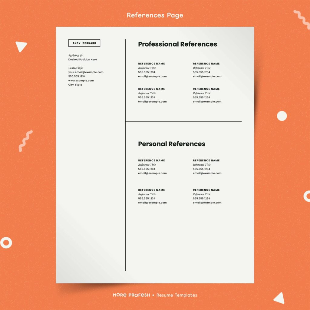 Modern Resume Template CV – MasterBundles