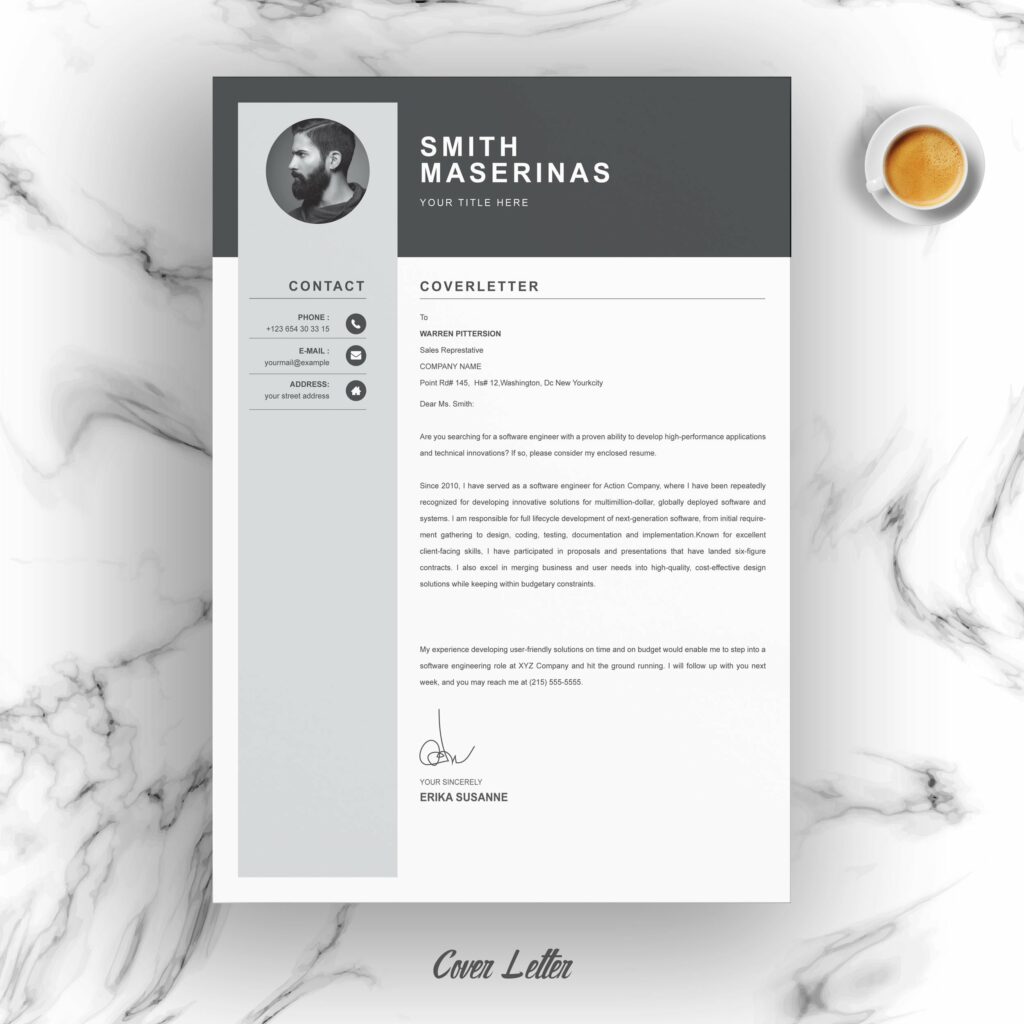 Professional Resume | Modern Resume – MasterBundles