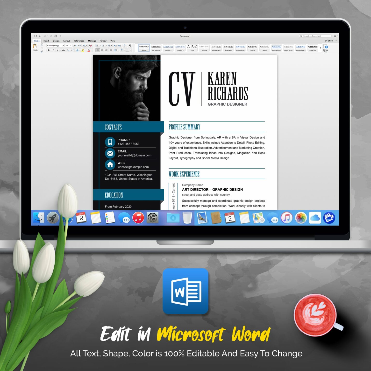 Best CV Format | Curriculum Vita – MasterBundles