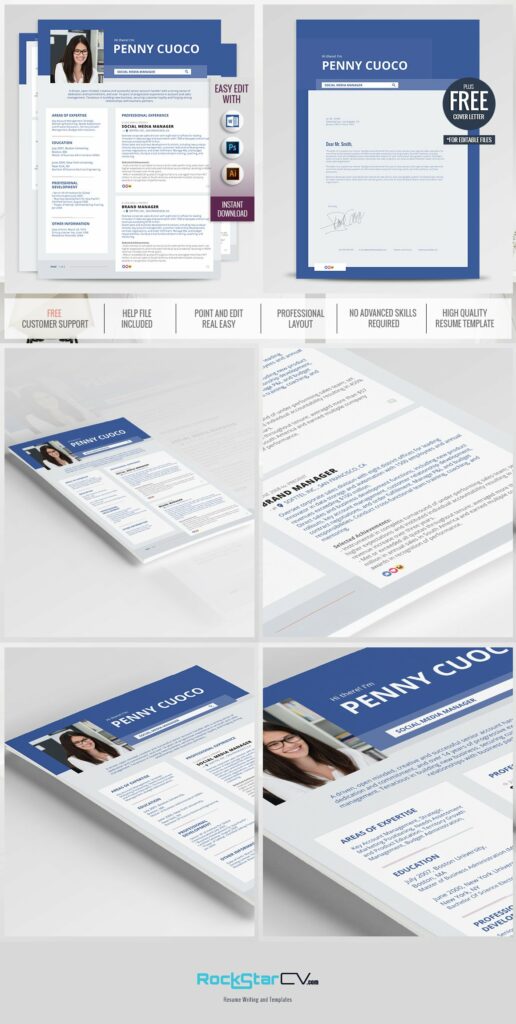 Facebook Timeline Resume Template – MasterBundles