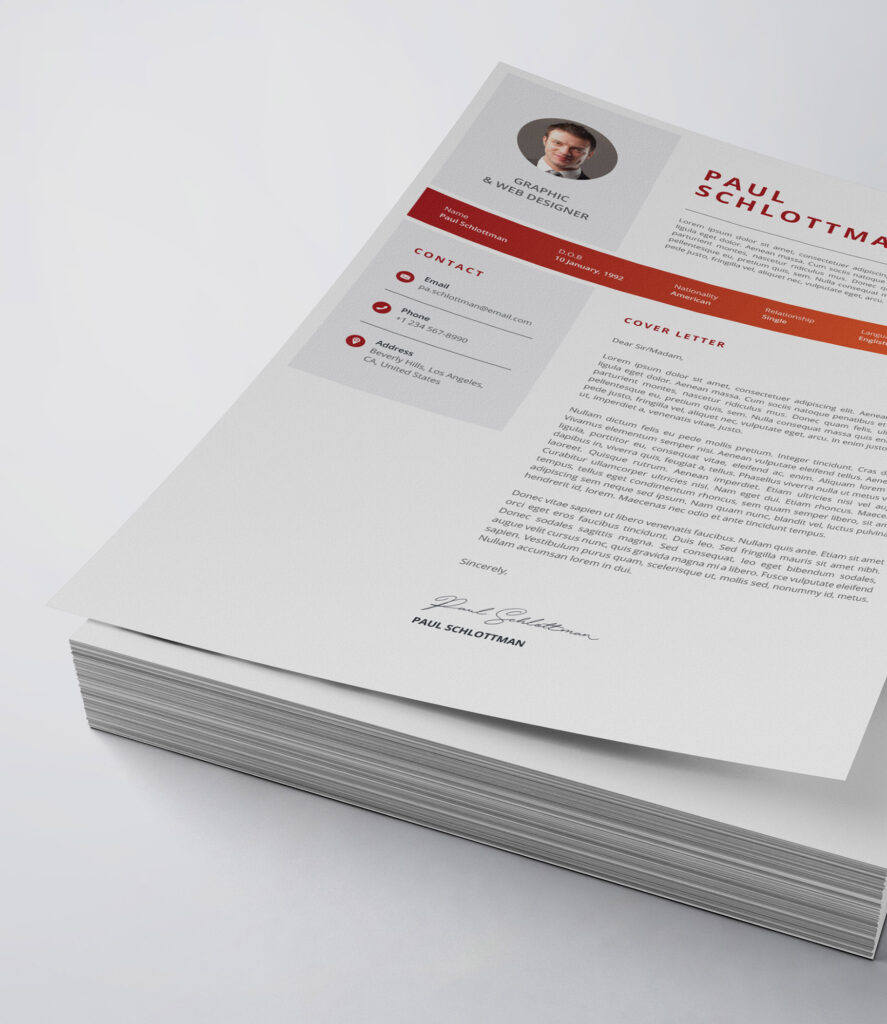 Modern CV Template - MasterBundles