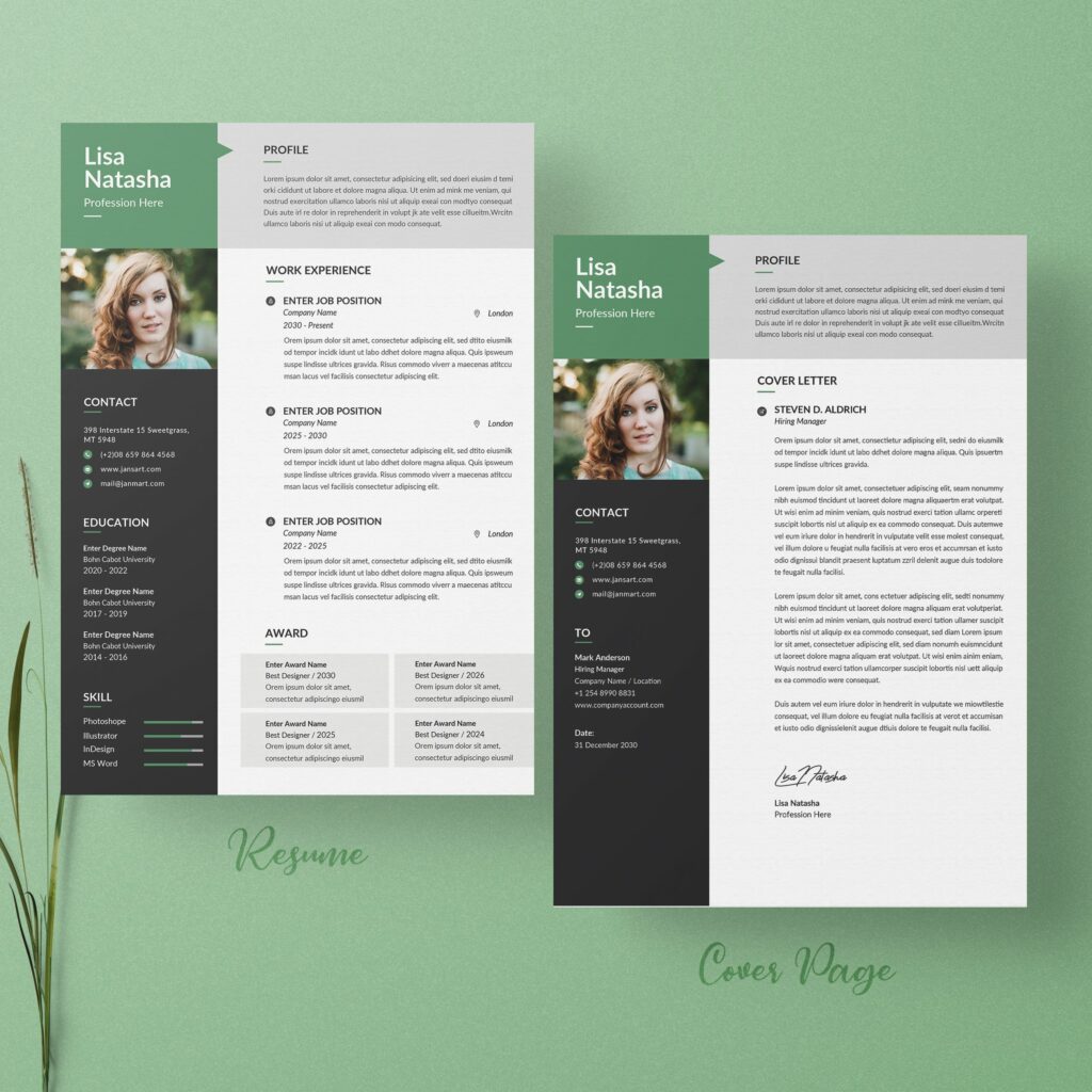 Female Resume/CV Word – MasterBundles