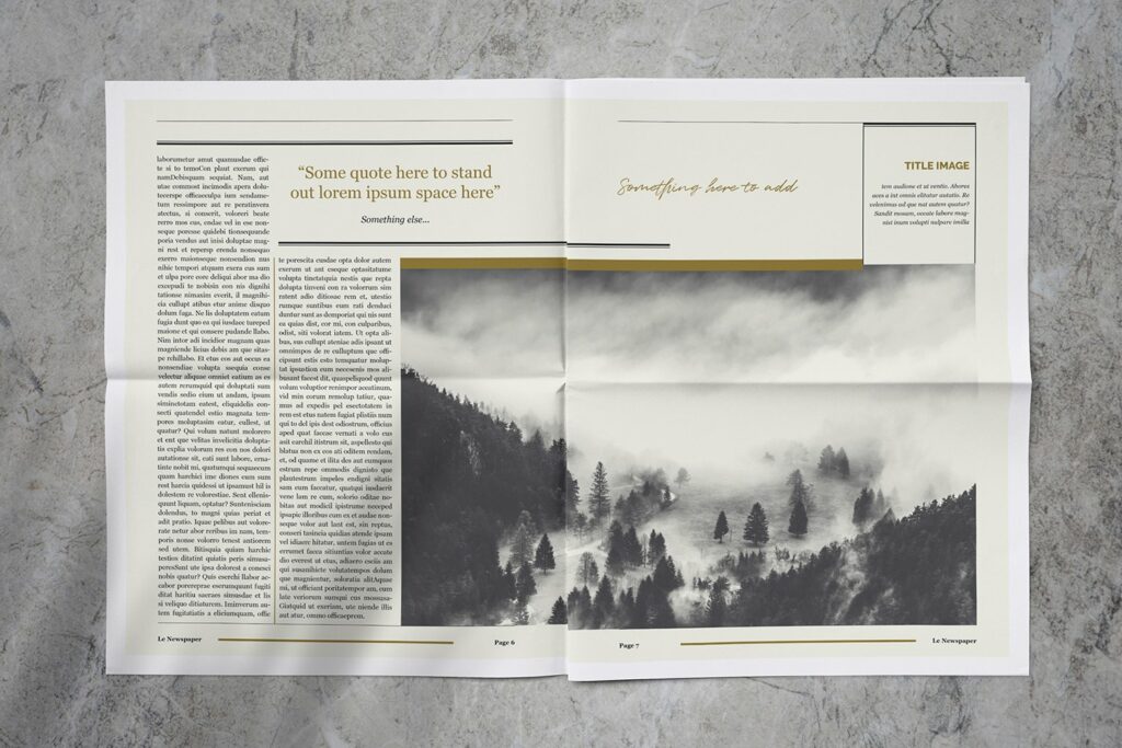 Modern Newspaper Magazine Template – MasterBundles