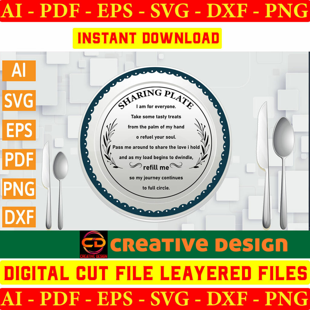 Christmas Giving & Sharing Plate Bundle - MasterBundles