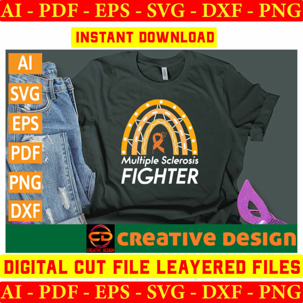 Multiple Sclerosis Awareness SVG Files Vol-02 - MasterBundles
