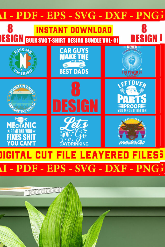 Bulk SVG T-shirt Design Bundle Vol- 05 - MasterBundles