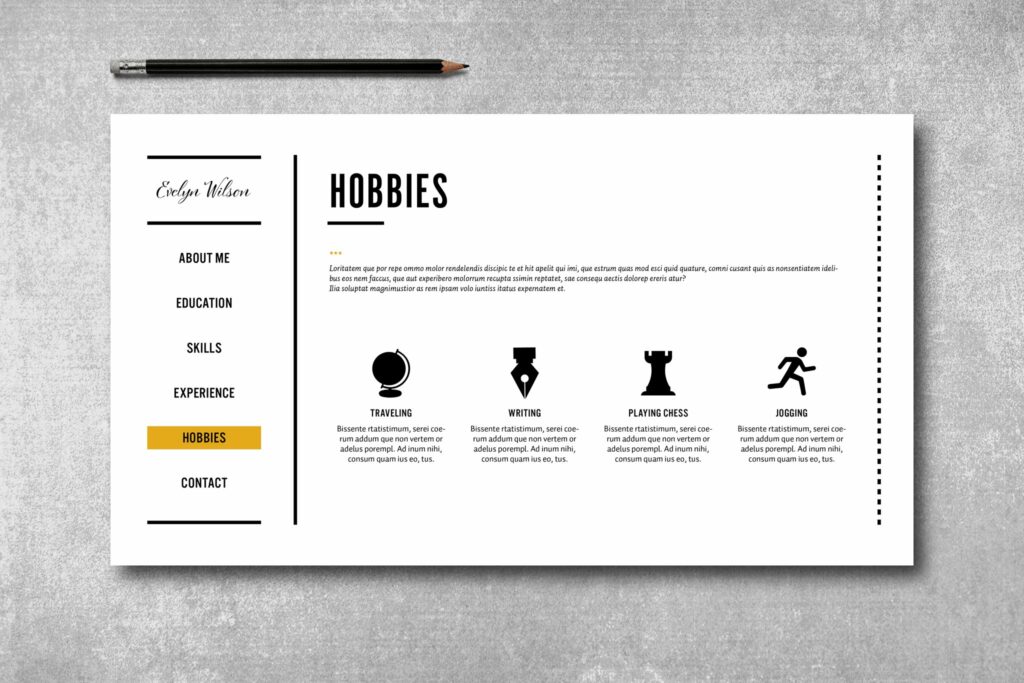 Interactive PDF Resume Layout – MasterBundles
