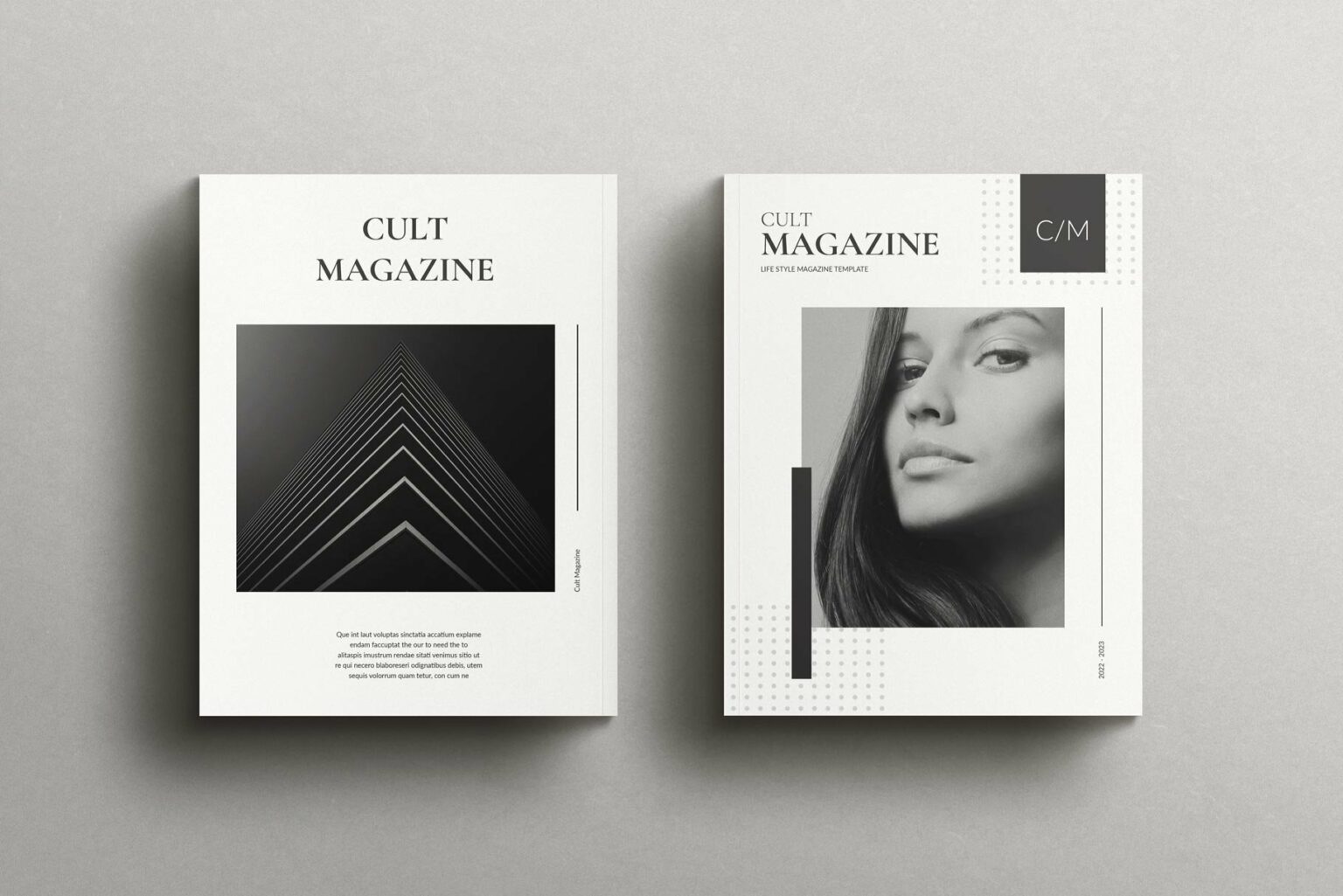 Clean Magazine Template – MasterBundles