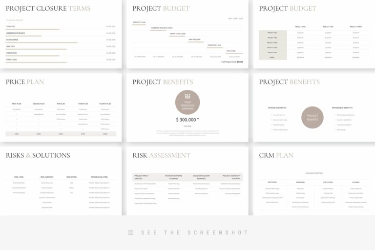 Project Proposal Keynote Template – MasterBundles