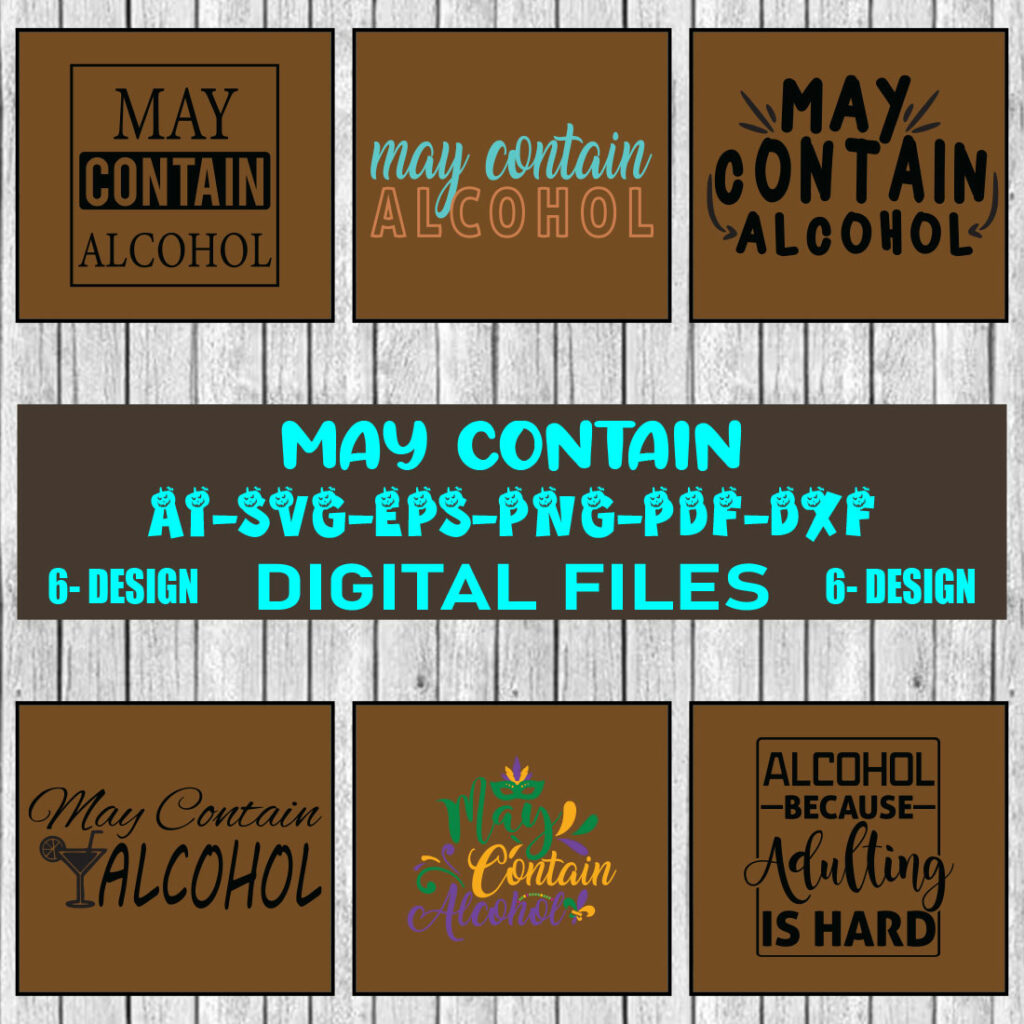 May Contain SVG Design Bundle Vol-01 - MasterBundles