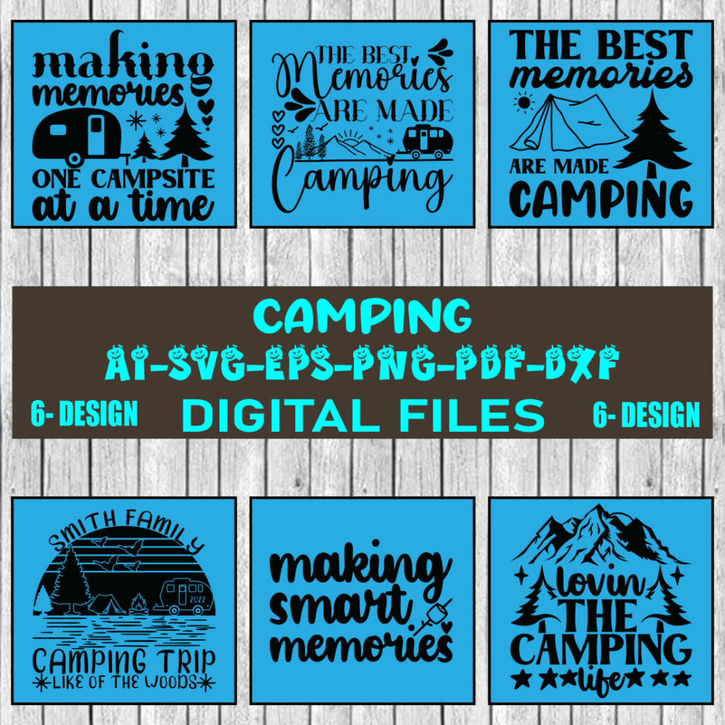 Camping SVG Bundle, Camping Crew SVG, Camp Life SVG, Funny Camping Svg ...