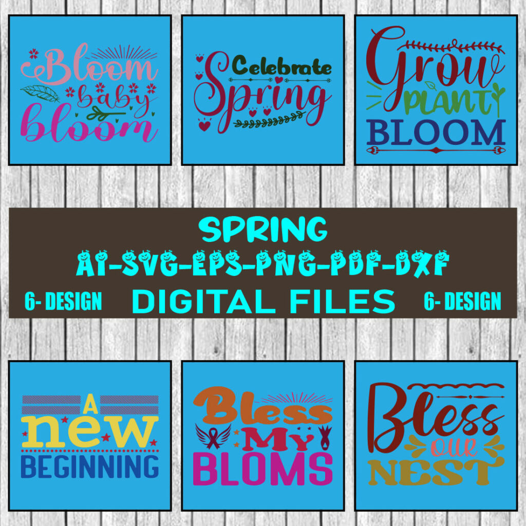 Spring Bundle SVG Files Vol-01 - MasterBundles