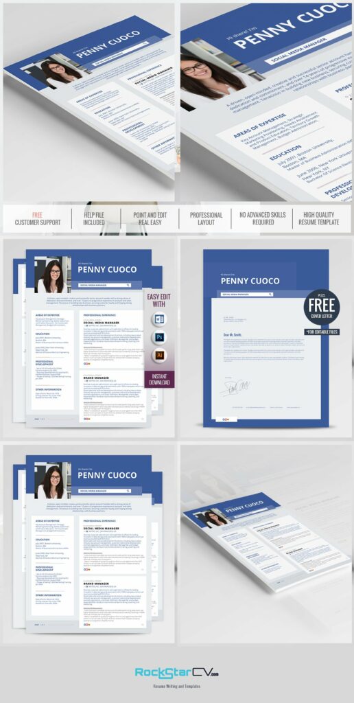 Facebook Timeline Resume Template – MasterBundles