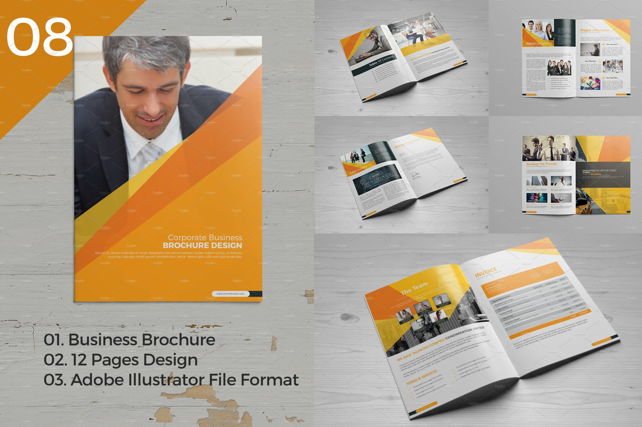 10 Multi-pages Brochure -Big Bundle – MasterBundles