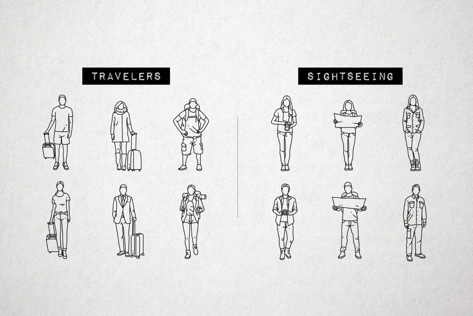 60 Travel Icons - Traveler Avatars – MasterBundles