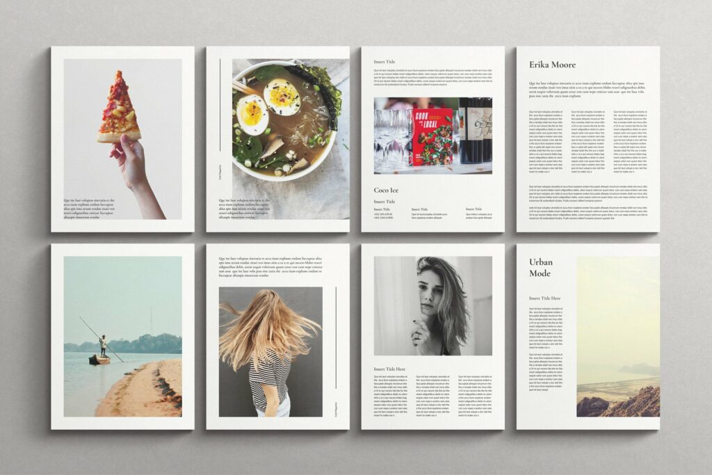 Clean Magazine Template – MasterBundles