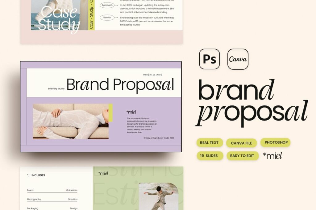 MIEL / Brand Proposal – MasterBundles