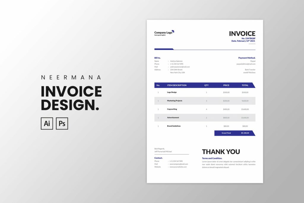 Invoice Template – MasterBundles