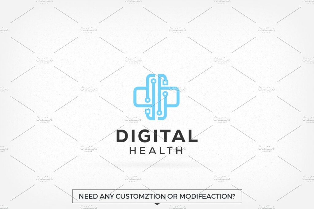 Digital Health Logo – MasterBundles