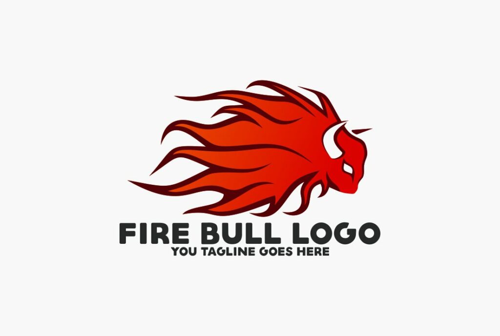 Fire Bull Logo – MasterBundles