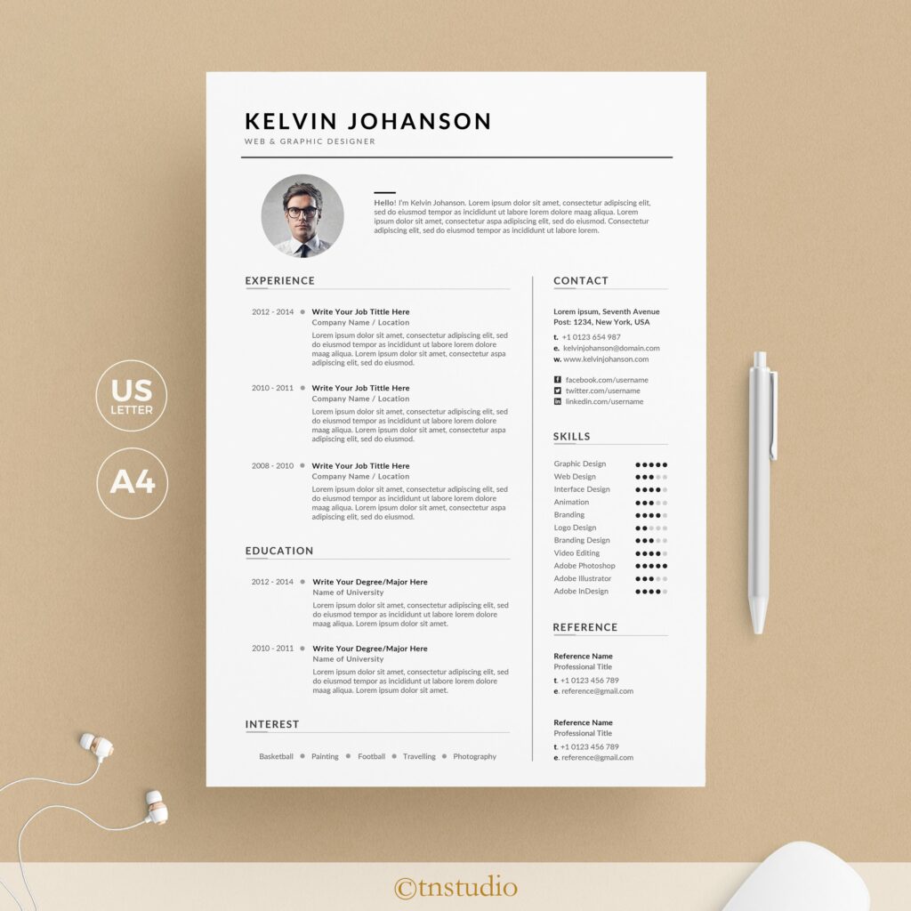 Resume/CV - KJ – MasterBundles