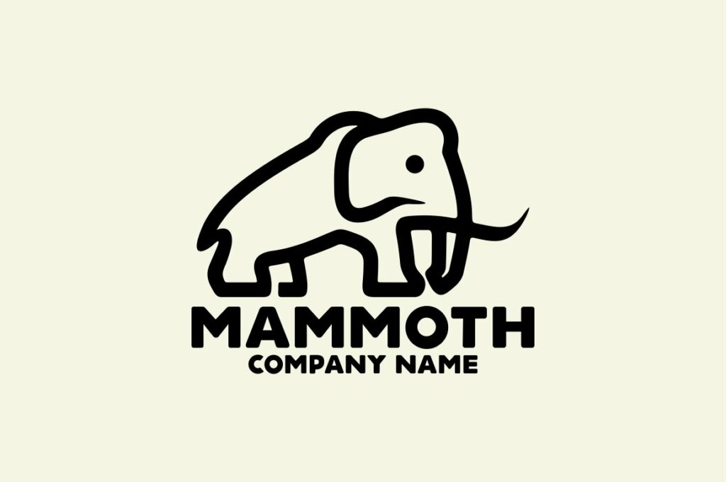 Mammoth Logo – MasterBundles