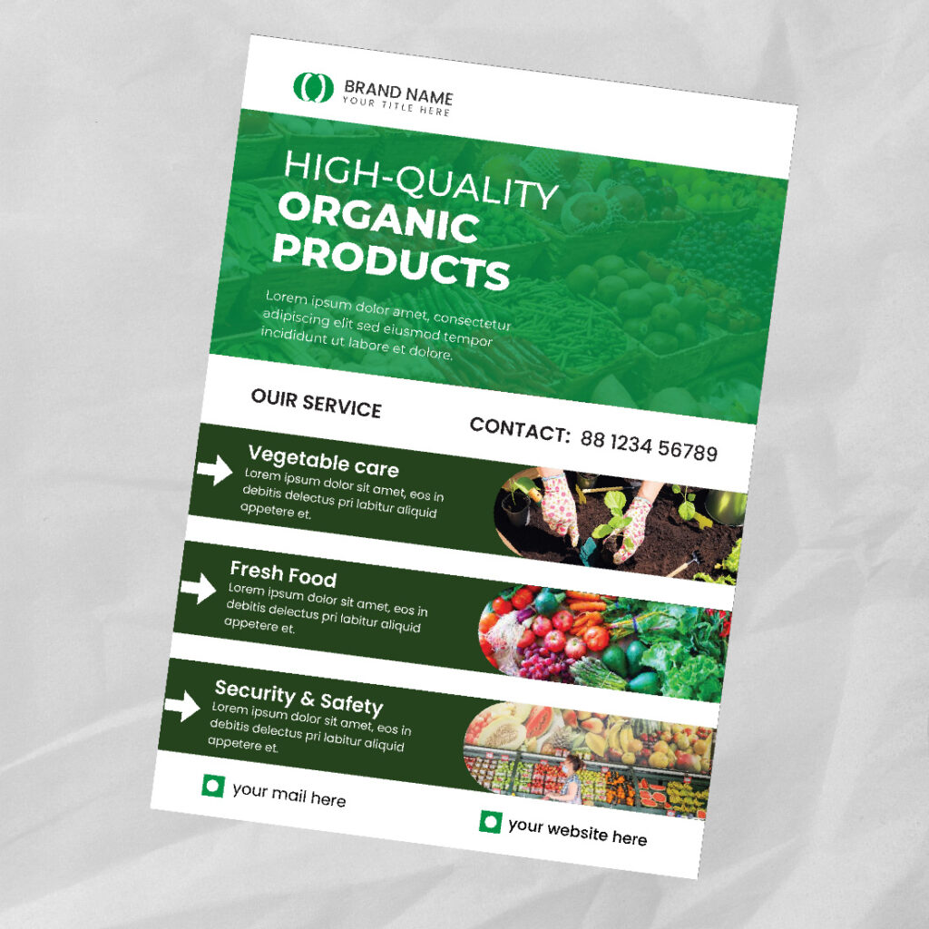 Organic Flyer Design - MasterBundles