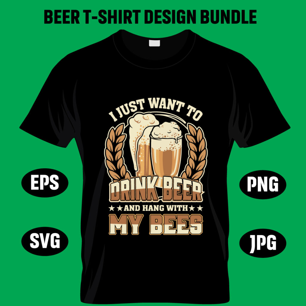 6 CRAFT BEER T-SHIRT DESIGN BUNDLE. - MasterBundles