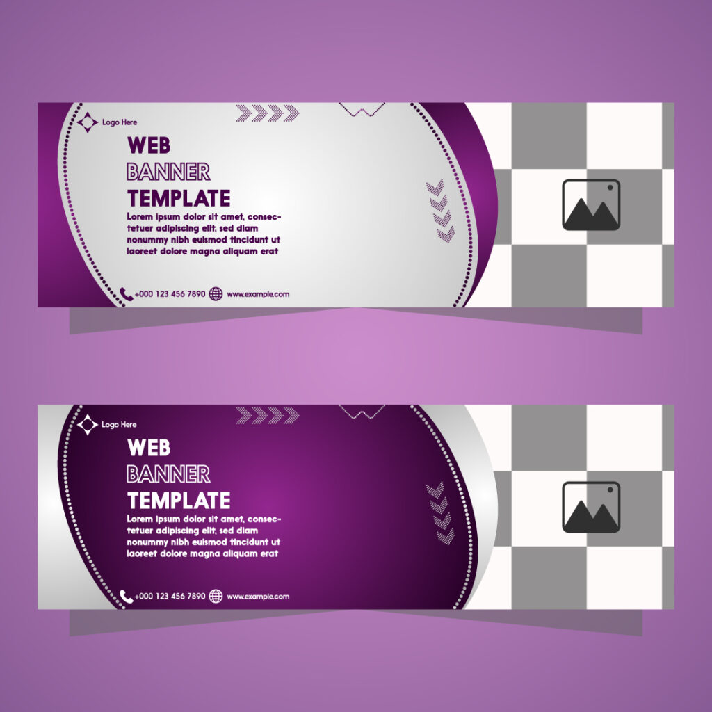web banner template design - MasterBundles