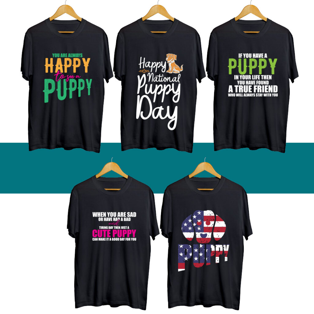 Puppy Day SVG T Shirt Designs Bundle - MasterBundles