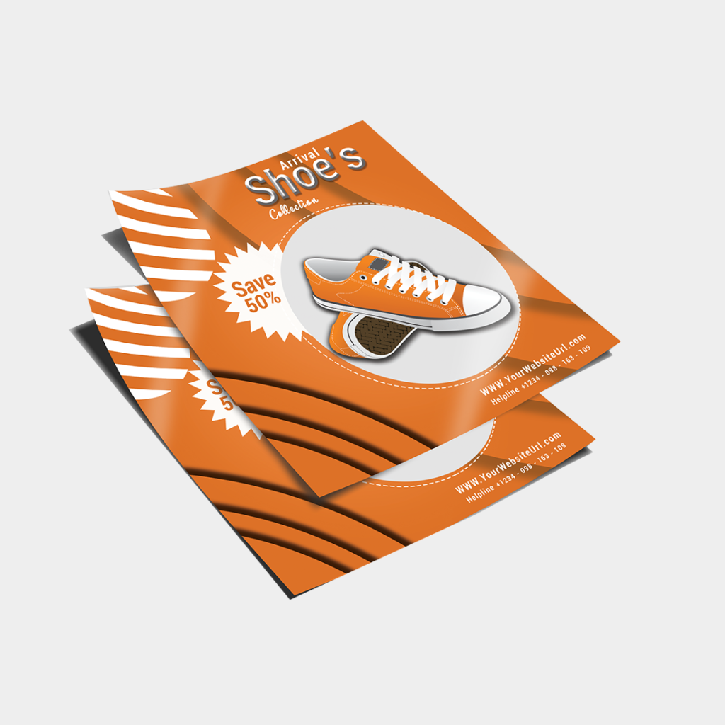 Shoes Poster design - MasterBundles