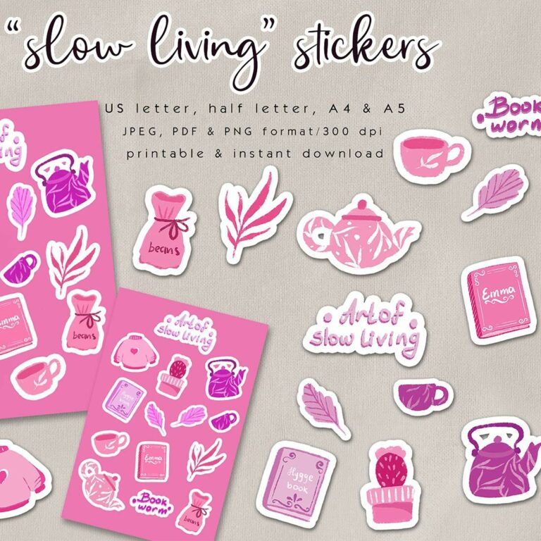 Printable Sticker Pack - MasterBundles