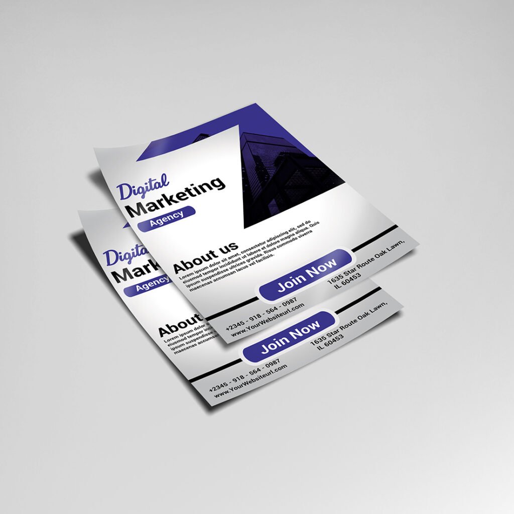 Digital marketing Poster/flyer design - MasterBundles