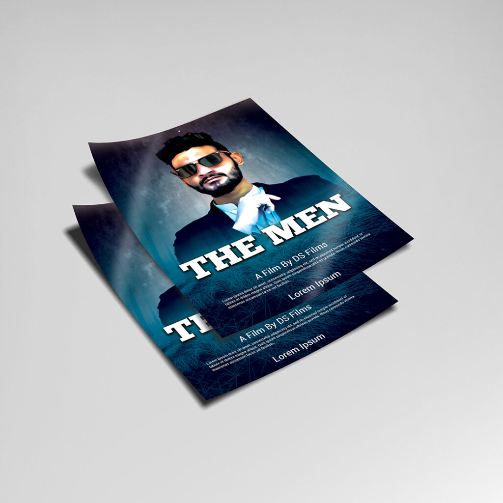 The Men Movie poster design - MasterBundles