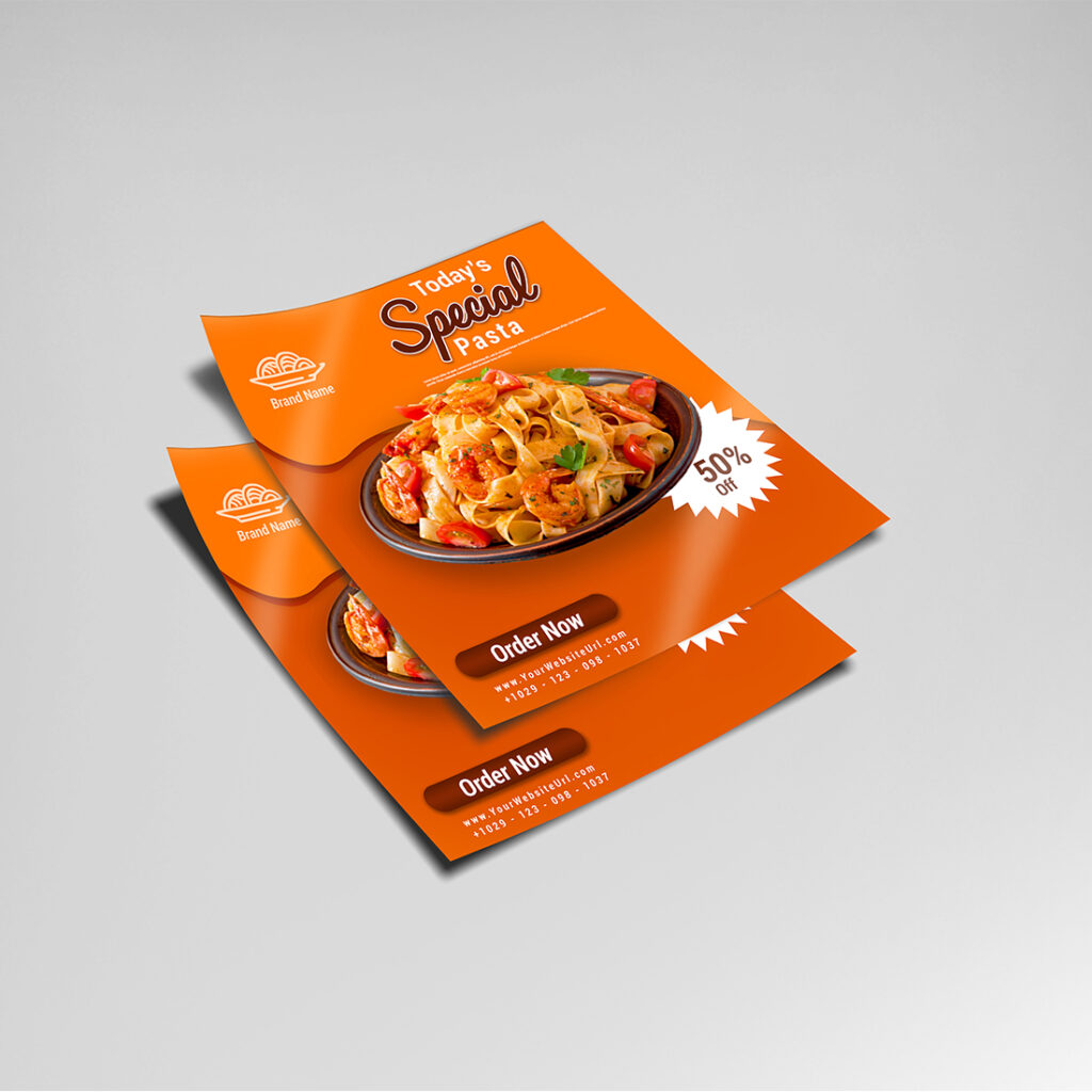 Pasta poster design ( Promotion ) - MasterBundles
