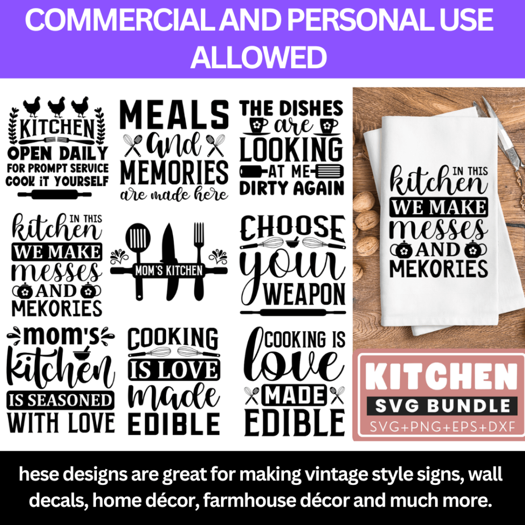 Kitchen Svg bundle - MasterBundles