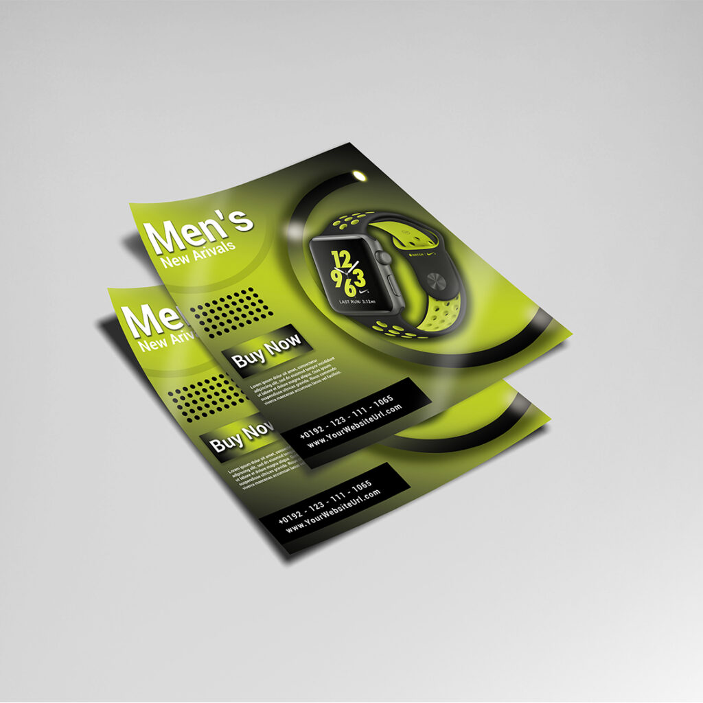 Watches poster design - MasterBundles