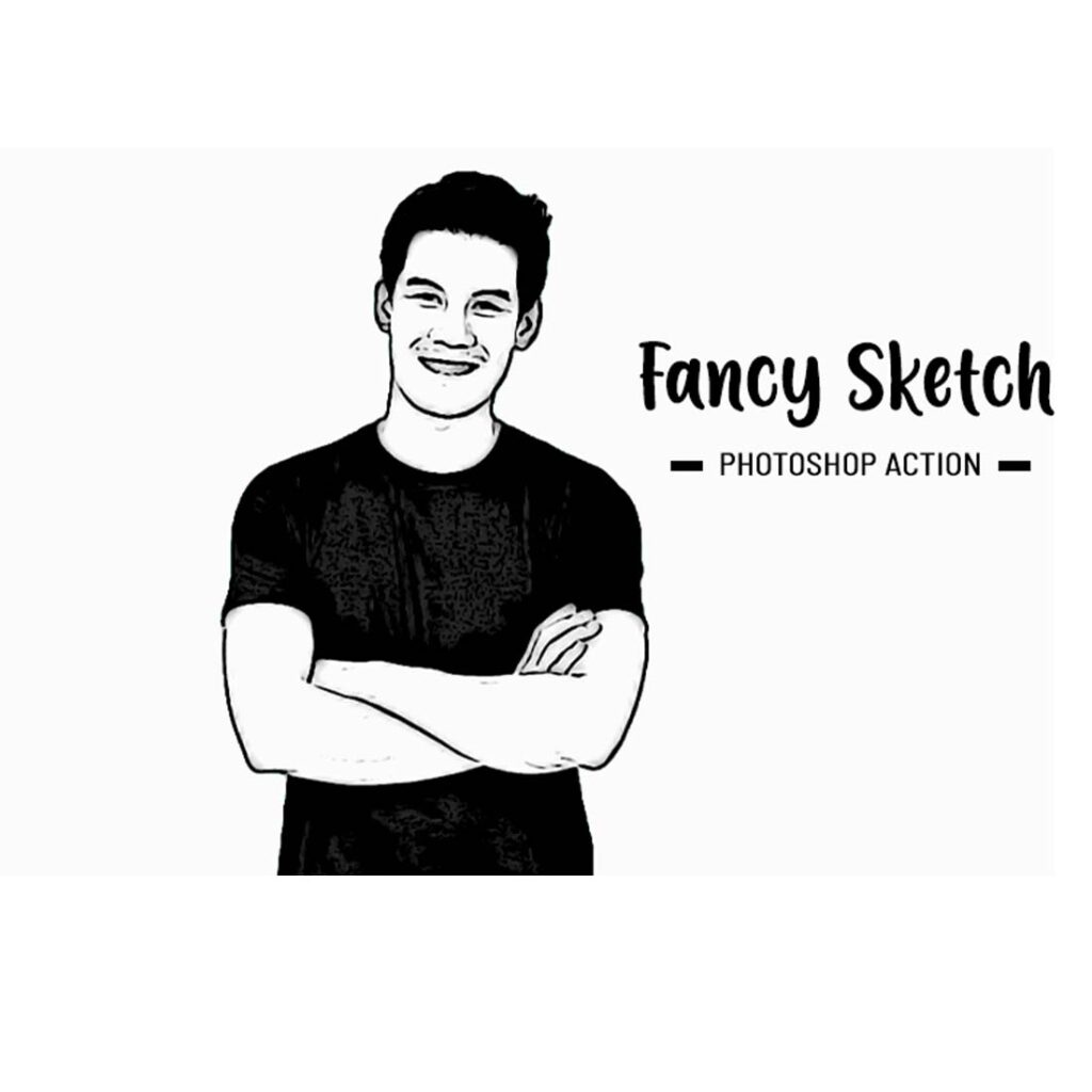 Fancy Sketch Photoshop Action - MasterBundles Fancy Sketch Photoshop Action - MasterBundles