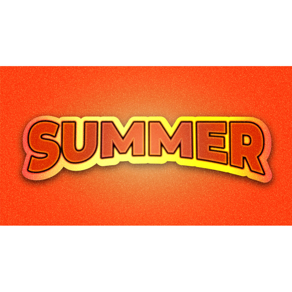 summer 3d text, fun font, summer text effect, summer party banner ...