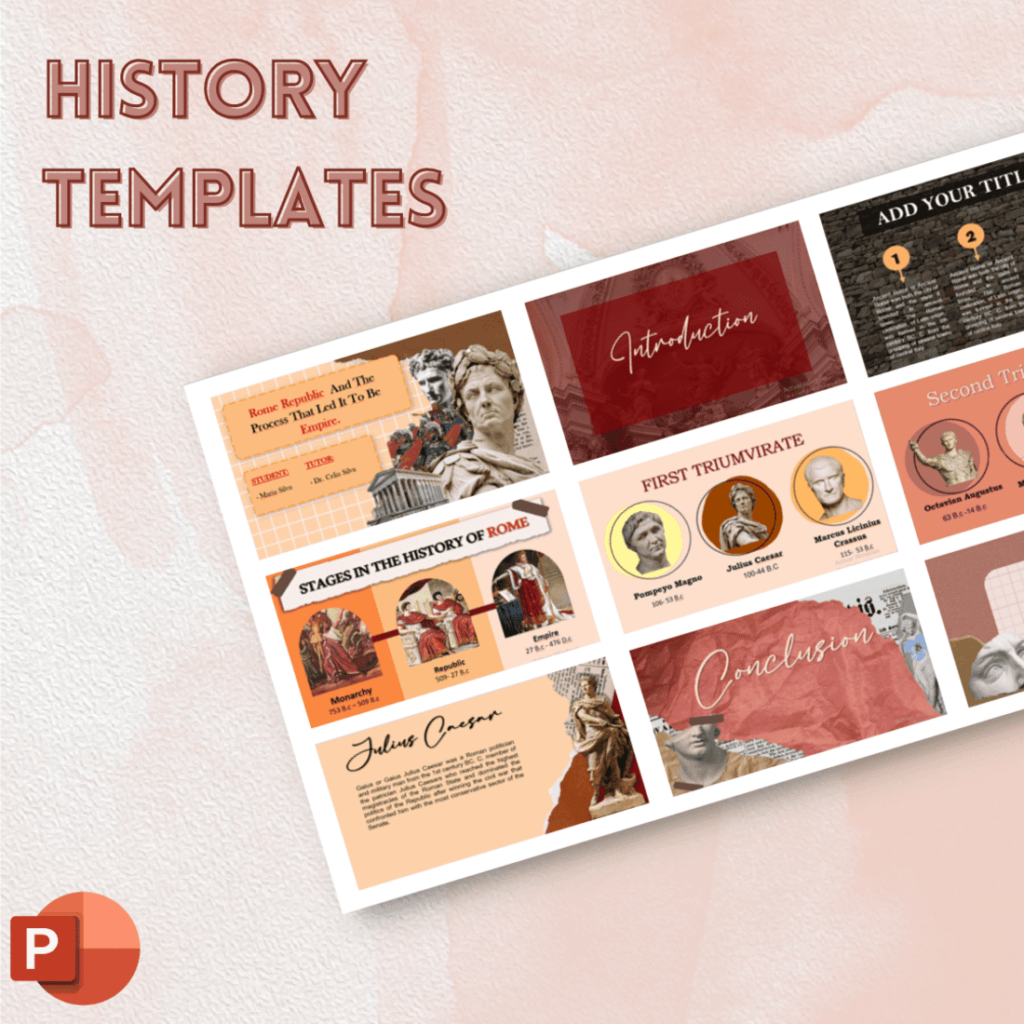 History Templates- Ancient Rome - MasterBundles