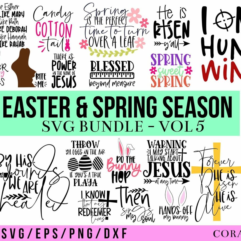 Easter & Spring Season SVG Bundle - 25 Designs – MasterBundles
