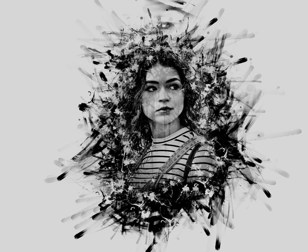 Ink Art Manipulation Photoshop Action - MasterBundles