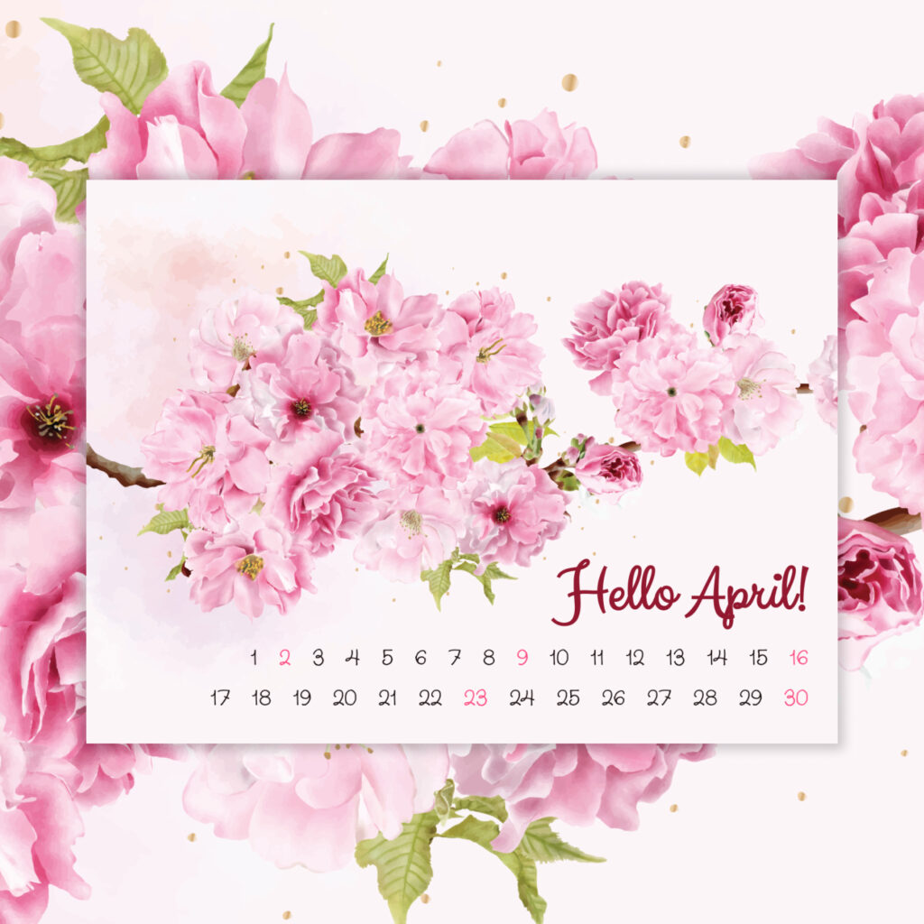 10 Free April Calendars – MasterBundles