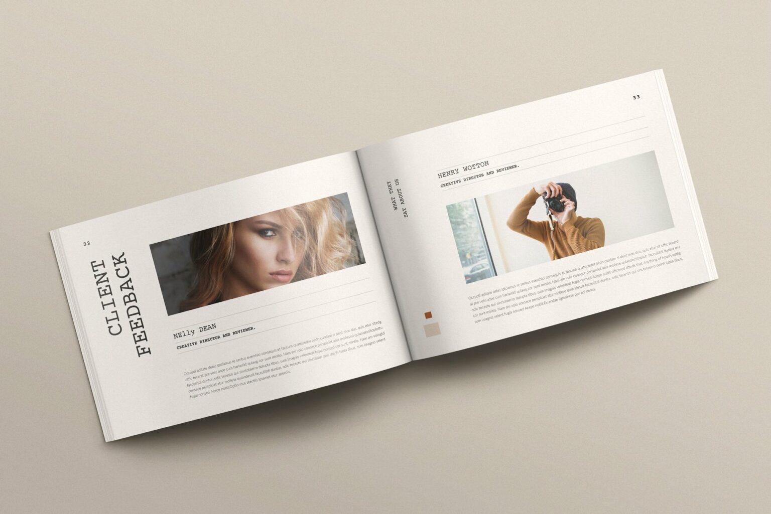 Minimal Portfolio Template Landscape – MasterBundles