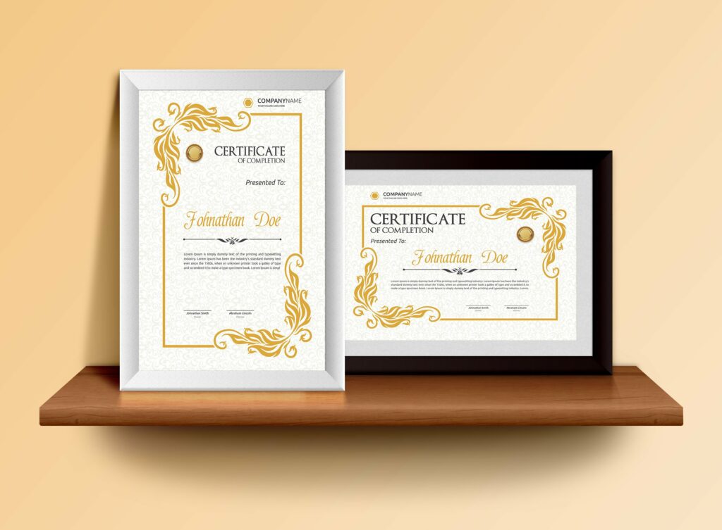 Vintage Certificate Bundle - MS Word – MasterBundles