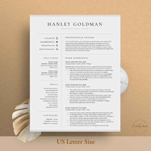 Pharmacy Resume/CV - The Goldman – MasterBundles