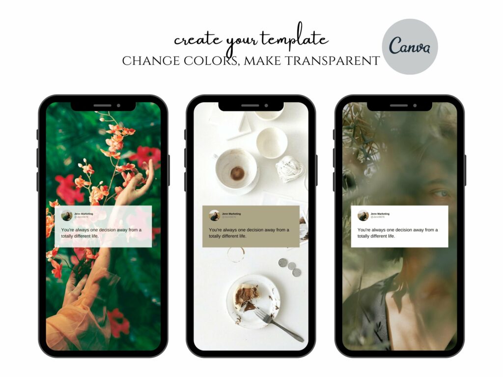 Twitter Quote Template For Canva – MasterBundles