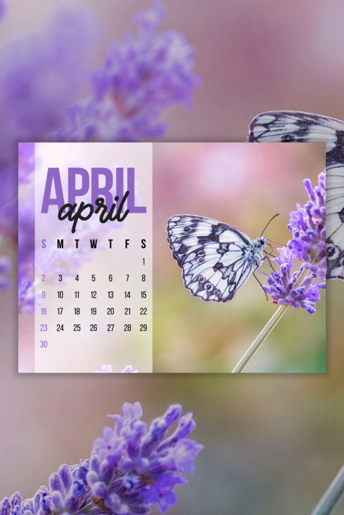 10 Free April Calendars – MasterBundles