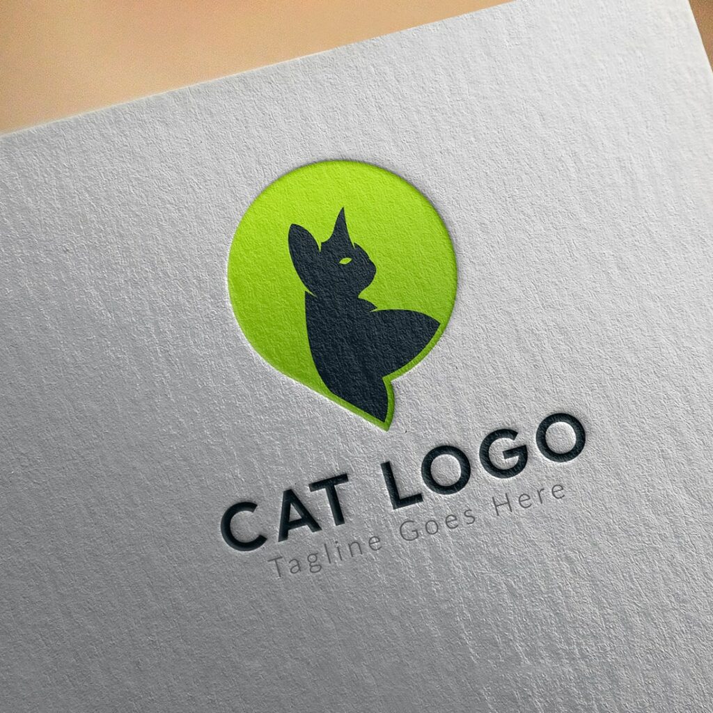 Cat Logo Template - MasterBundles