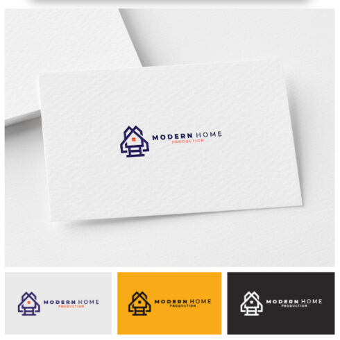 Modern Home Logo Design - MasterBundles